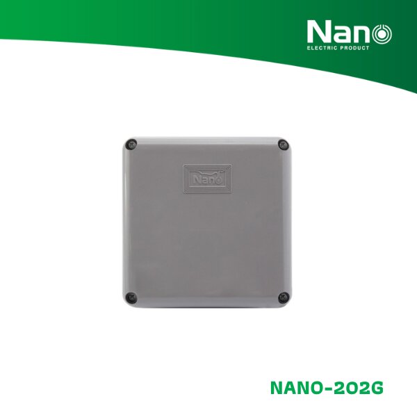 NANO กล่องกันน้ำ ขนาด 4x4x2.5" สีขาว (40 ชิ้น/กล่อง) รุ่น NANO-202W ...