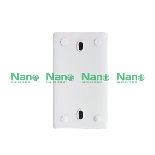 กล่องพักสายสี่เหลี่ยม(หุน) NANO 2x4" (50 ชิ้น/กล่อง) NANO-24W - NANO ELECTRIC PRODUCT