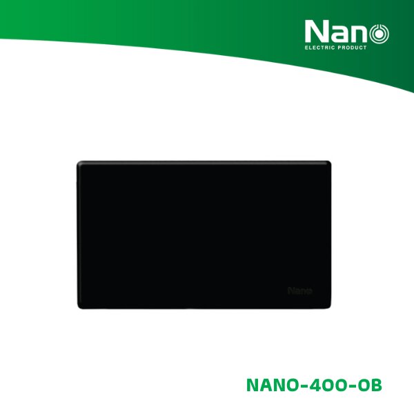 NANO ฝาพลาสติกปิดช่องว่าง Classic series สีดำ (80 ชิ้น/กล่อง) รุ่น NANO-400-0B - NANO ELECTRIC ...