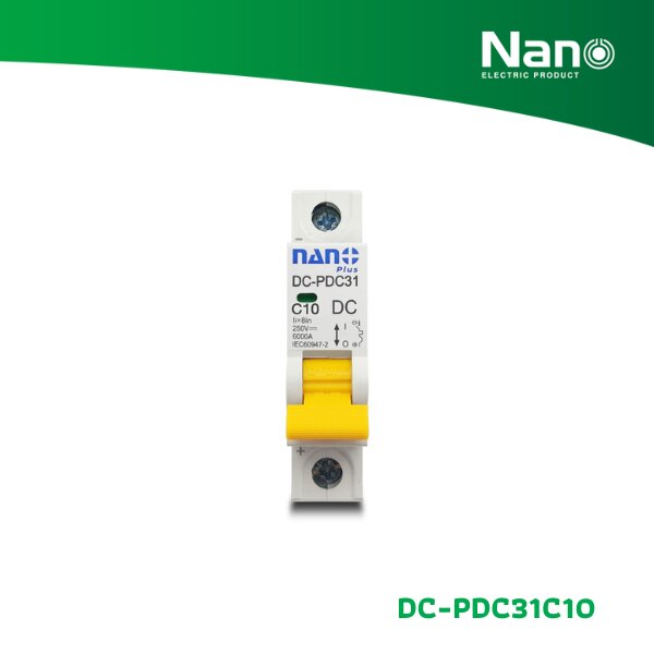 NANO เซอร์กิตเบรกเกอร์ NANO PLUS 6kA DC 1P 250V (1 ชิ้น/กล่อง) รุ่น DC ...