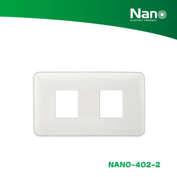 0 ความคิดเห็นสำหรับ NANO หน้ากากขอบมน 2x4 นิ้ว 2 ช่อง Classic series สีขาว (80 ชิ้น/กล่อง) รุ่น ...