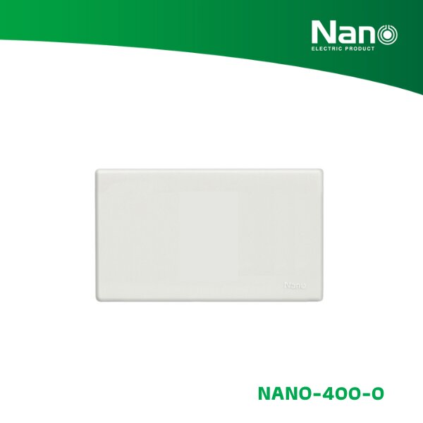 NANO ฝาพลาสติกปิดช่องว่าง Classic series สีขาว (80 ชิ้น/กล่อง) รุ่น NANO-400-0 - NANO ELECTRIC ...