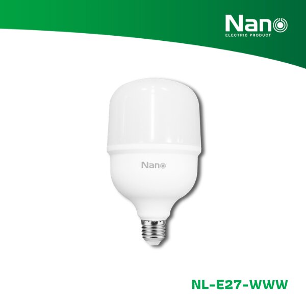 NANO LED T-Bulb หลอดประหยัดไฟแอลอีดี ขั้ว E27 Warmwhite (1ชิ้น/กล่อง ...
