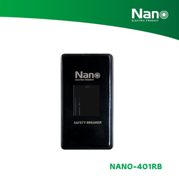 NANO กล่องเบรกเกอร์ ขนาด 67 x 123 x 40.5 สีดำ (48 ชิ้น/กล่อง) รุ่น NANO ...