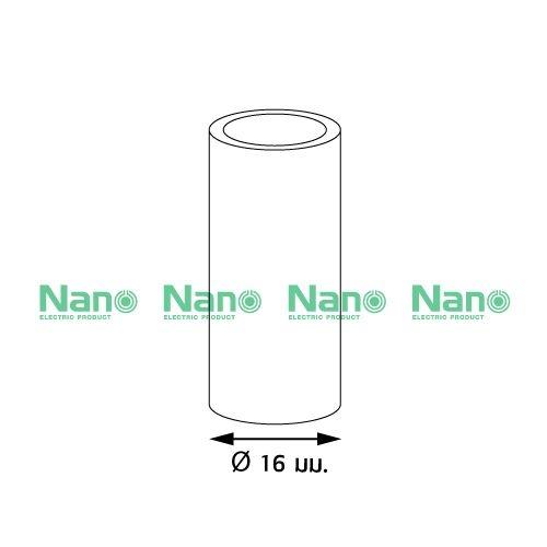 ข้อต่อตรง(มิล) NANO 16 มม. (100 ชิ้น/กล่อง) NNCU16 - NANO ELECTRIC PRODUCT