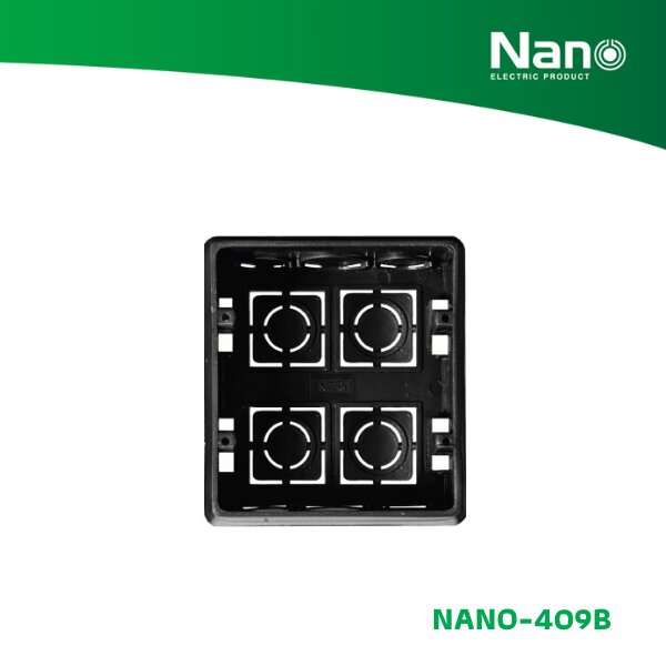 NANO บล็อคฝัง ขนาด 4x4" สีดำ (100 ชิ้น/กล่อง) รุ่น NANO-409B - NANO ...