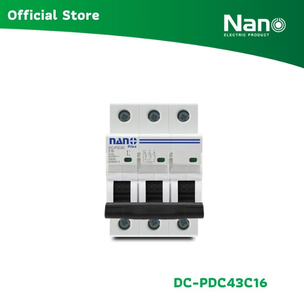 NANO เซอร์กิตเบรกเกอร์ NANO PLUS 10kA DC 3P 750V (1 ชิ้น/กล่อง) รุ่น DC ...
