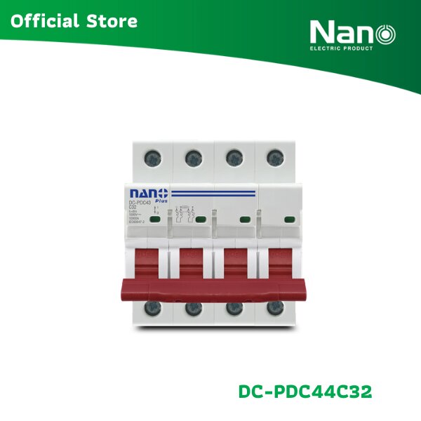 NANO เซอร์กิตเบรกเกอร์ NANO PLUS 10kA DC 4P 1000V (1 ชิ้น/กล่อง) รุ่น ...