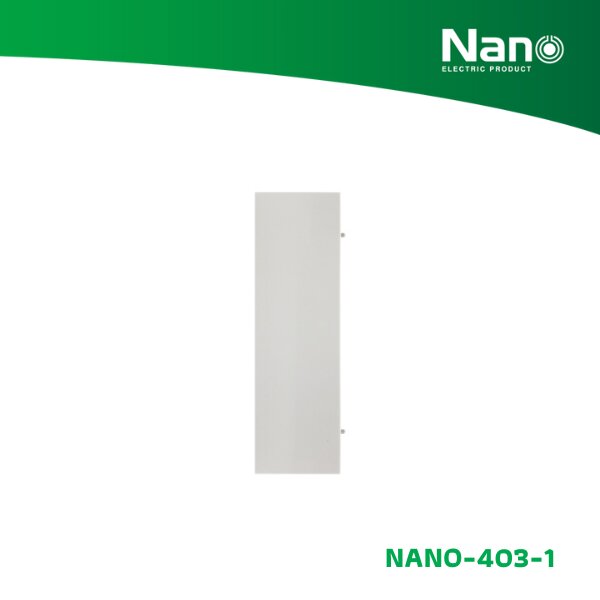 NANO กล่องลอยขอบเหลี่ยม ขนาด 2x4x1.5" สีขาว (50 ชิ้น/กล่อง) รุ่น NANO-403-1 - NANO ELECTRIC PRODUCT