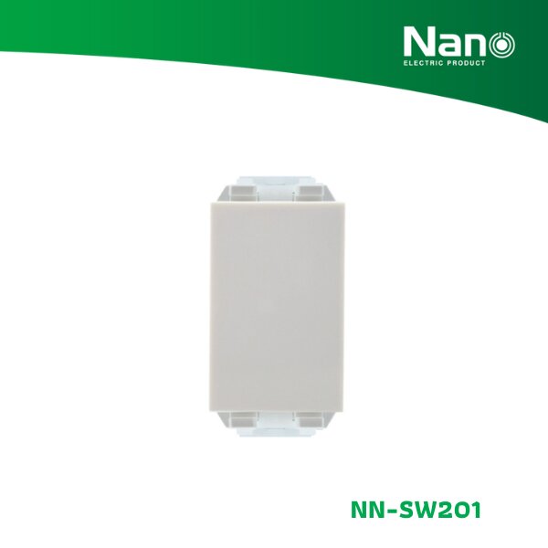NANO สวิตซ์ 2 ทาง ขนาด 1 ช่อง Classic series สีขาว (1 ชิ้น/กล่อง, 20 ...