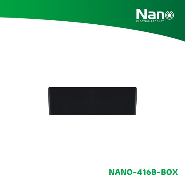 NANO กล่องลอย รุ่นหนา Classic Series สีดำ (1 ชิ้น/กล่อง) รุ่น NANO-416B-BOX - NANO ELECTRIC PRODUCT
