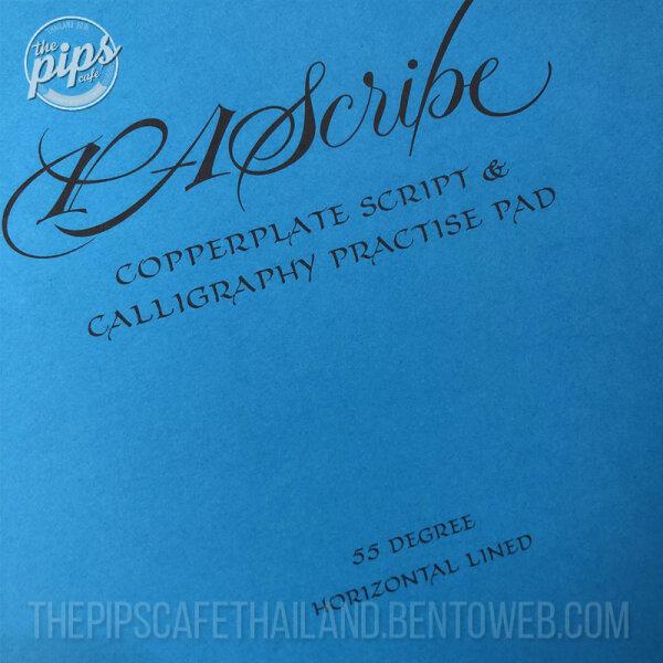 Rhodia x Pascribe : Calligraphy Pad - Grey Maya - A4+ - The PIPS Cafe'