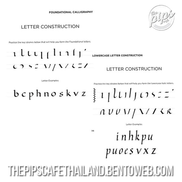 Manuscript : Class Calligraphy Kit - Teach Yourself - The PIPS Cafe'