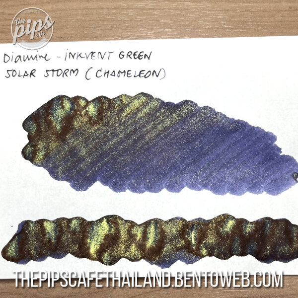Diamine : Solar Storm (Chameleon) - Inkvent Green Edition (50ml.) - The ...