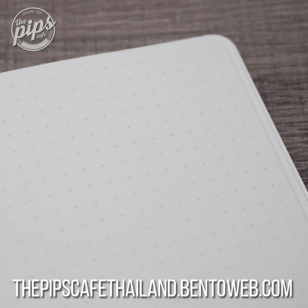 Taroko Design - A5 Slim Notebook White Dot (68gsm.) - The PIPS Cafe'