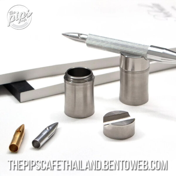 Colorverse Ink : Shuttle Ink Barrel (Ink well) - Stainless Steel (3.5 ...