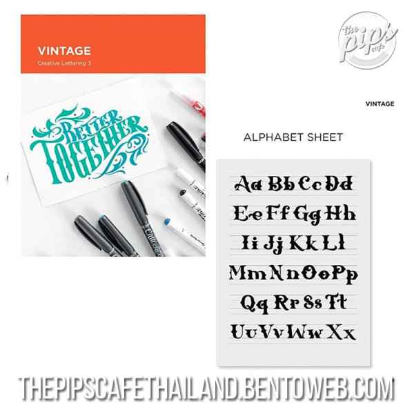Manuscript : Class Hand Lettering Kit - Teach Yourself - The PIPS Cafe'