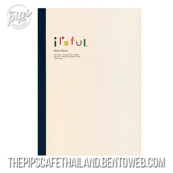 Sakae TP : Iroful A5 Notebook (96pages) - Dot/Grid/Blank - The PIPS Cafe'