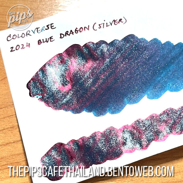 Colorverse Ink : Glistening Silver - Blue Dragon - 2024 Special Ink (15 ...
