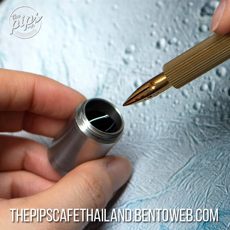 Colorverse Ink : Shuttle Ink Barrel (Ink well) - Stainless Steel (3.5 ...