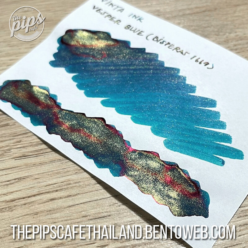 Vinta Ink : Shimmer - Vesper Blue [Bisperas 1669] (30 ml.) - The PIPS Cafe'