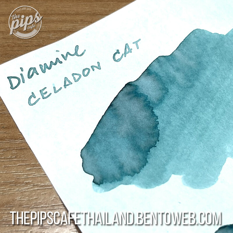 Diamine - Celadon Cat (30ml.) - The PIPS Cafe'