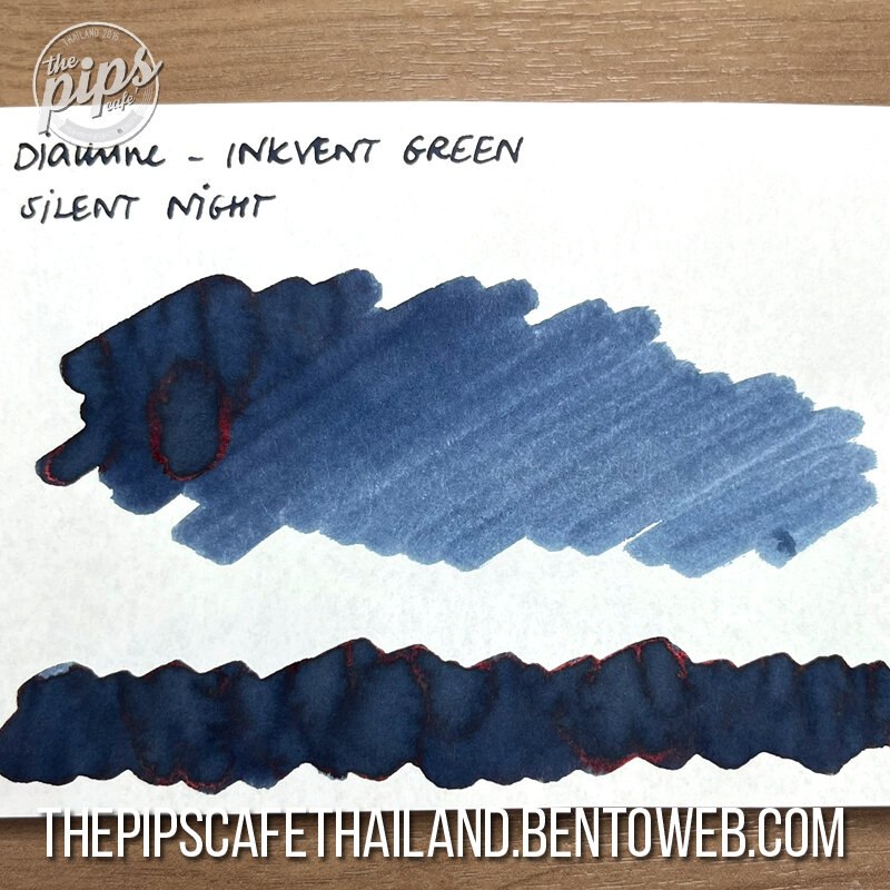 Diamine : Silent Night - Inkvent Green Edition (50ml.) - The PIPS Cafe'