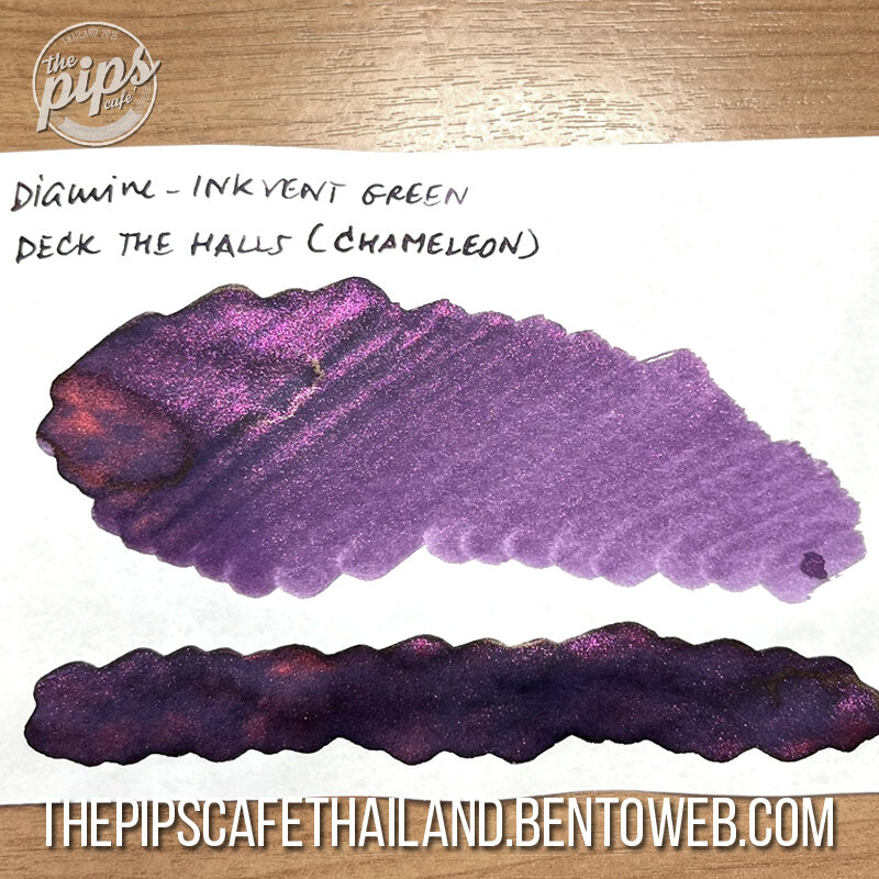 Diamine : Deck The Halls (Chameleon) - Inkvent Green Edition (50ml ...