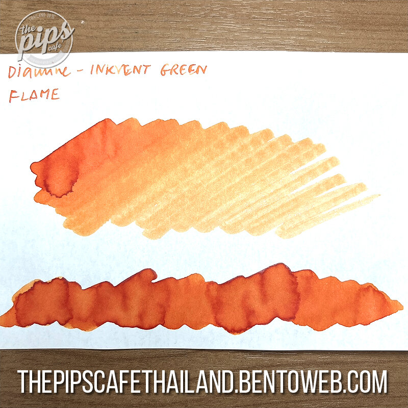 Diamine : Flame - Inkvent Green Edition (50ml.) - The PIPS Cafe'