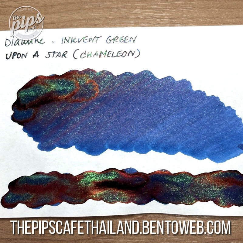 Diamine : Upon A Star (Chameleon) - Inkvent Green Edition (50ml.) - The ...