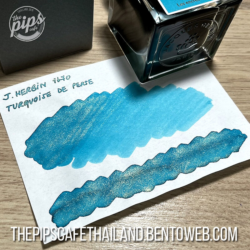 J.herbin : 1670 - Turquoise de Perse (50ml.) - The PIPS Cafe'