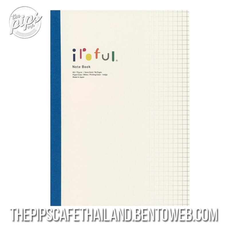 Sakae TP : Iroful A5 Notebook (96pages) - Dot/Grid/Blank - The PIPS Cafe'
