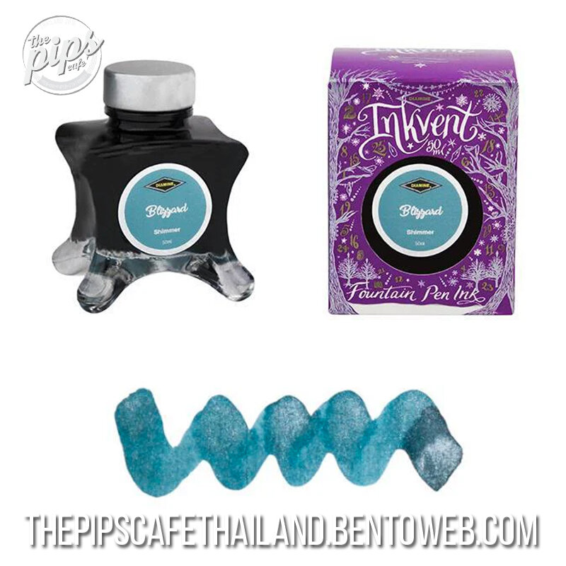Diamine : Blizzard (Shimmer) - Inkvent Purple Edition (50ml.) - The ...