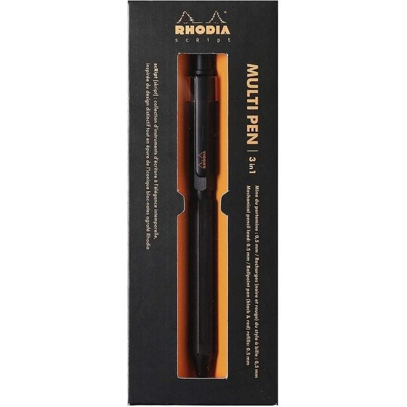 Rhodia : scRipt Multipen 3in1 - 2 colors ballpoint pen and 0.5mm ...