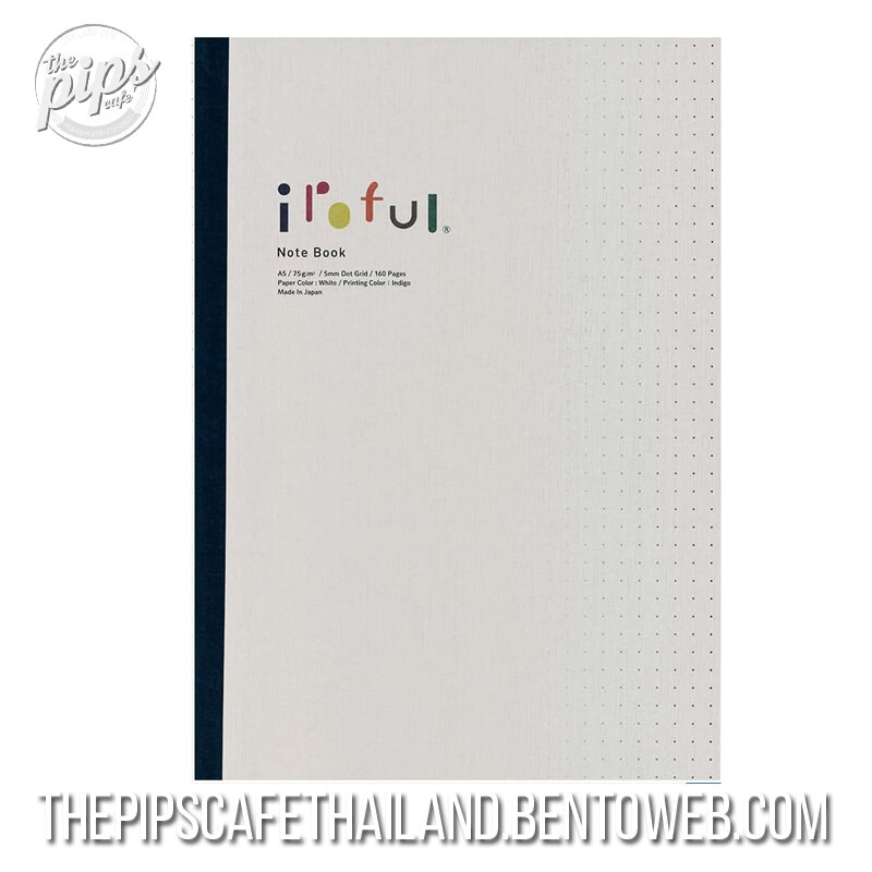 Sakae TP : Iroful A5 Notebook (160pages) - Dot - The PIPS Cafe'