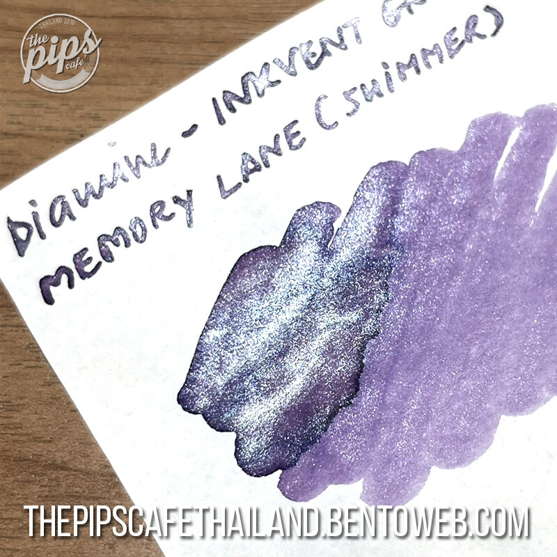 Diamine : Memory Lane (Shimmer) - Inkvent Green Edition (50ml.) - The ...