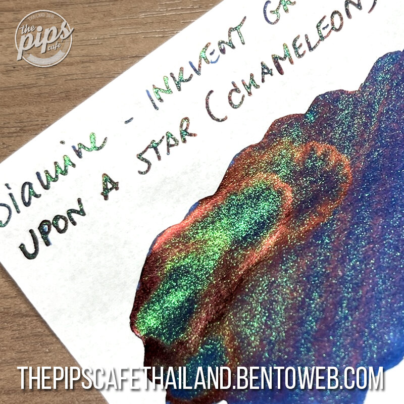 Diamine : Upon A Star (Chameleon) - Inkvent Green Edition (50ml.) - The ...