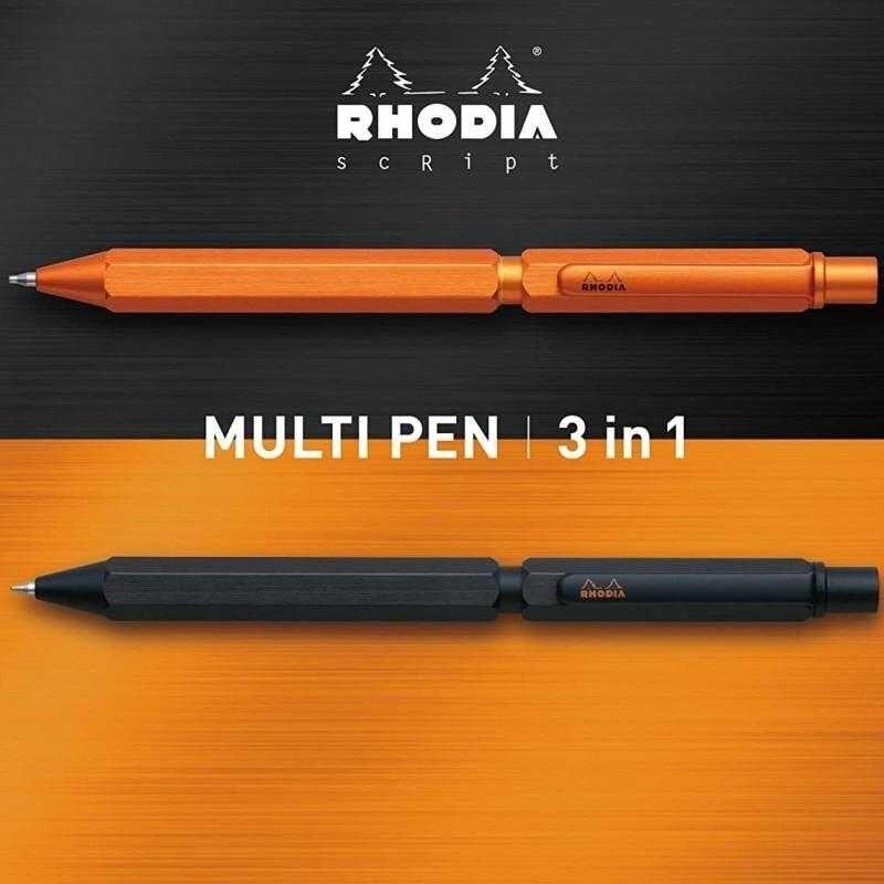 Rhodia : scRipt Multipen 3in1 - 2 colors ballpoint pen and 0.5mm ...