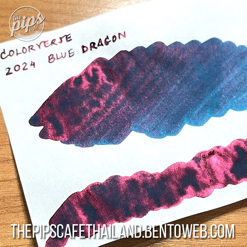 Colorverse Ink : Blue Dragon - 2024 Special Ink (15 ml.) - The PIPS Cafe'