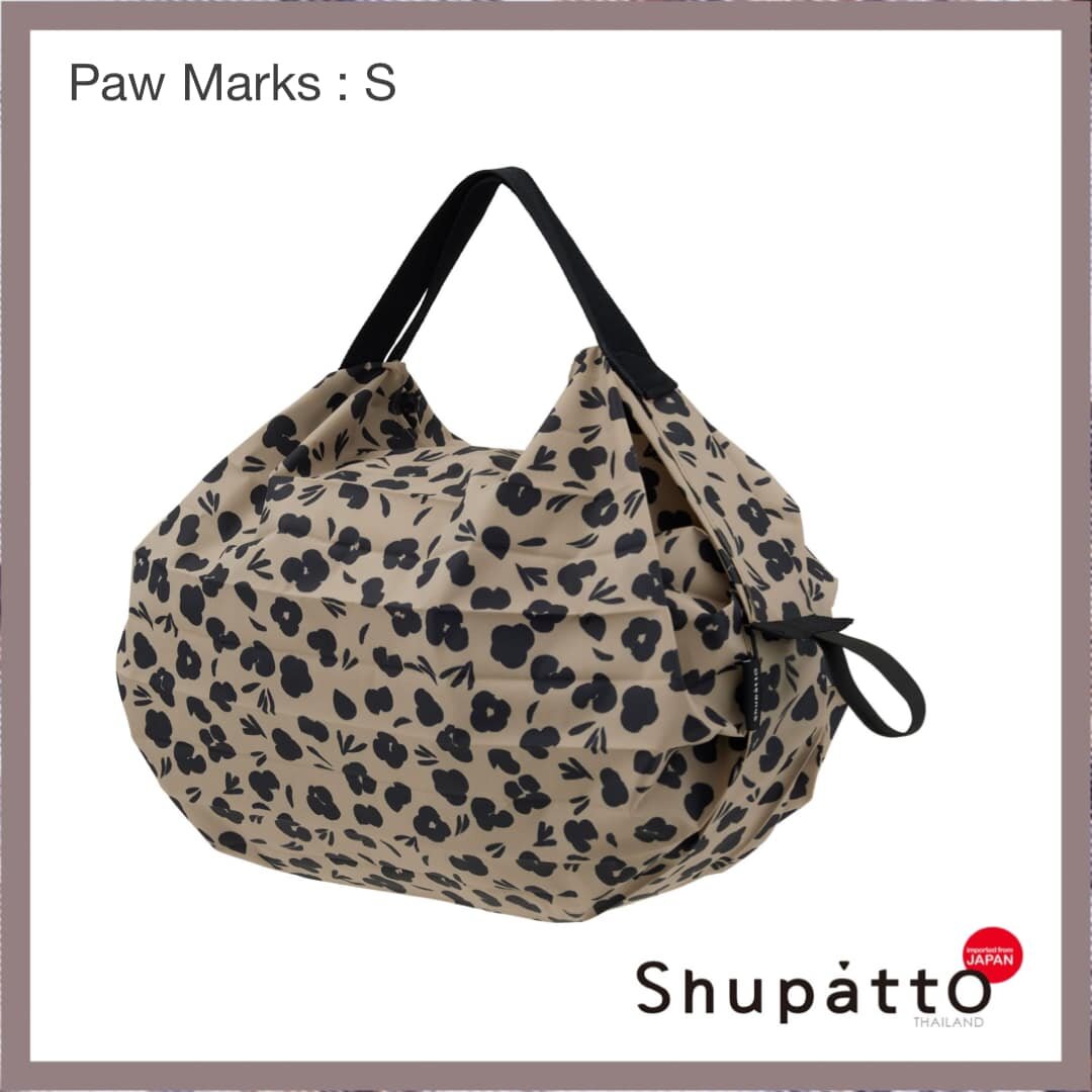Shupatto Bag - Paw Marks - Size : S - The PIPS Cafe'
