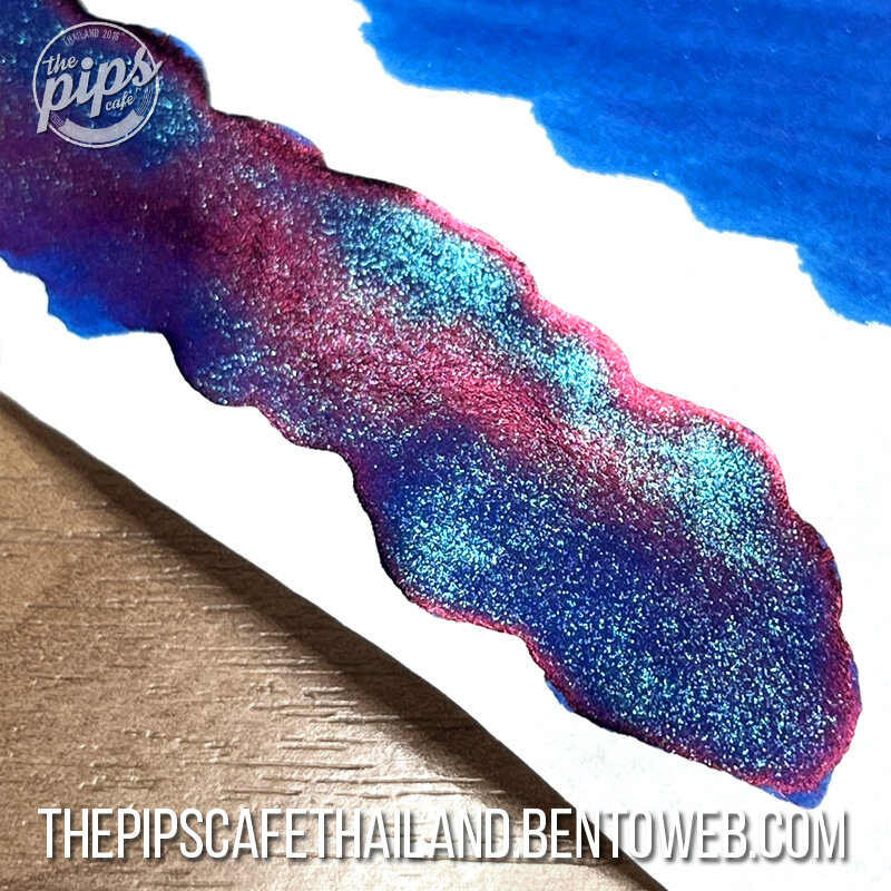 Diamine : Arctic Blast (Chameleon & Sheen) - Inkvent Green Edition ...