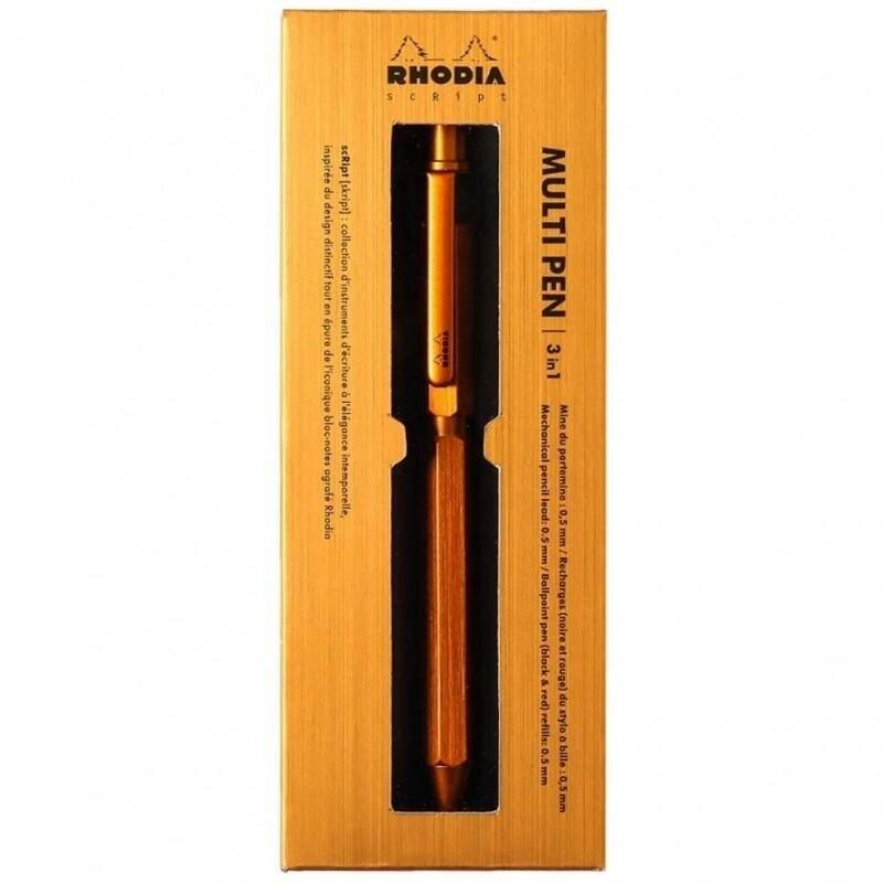 Rhodia : scRipt Multipen 3in1 - 2 colors ballpoint pen and 0.5mm ...
