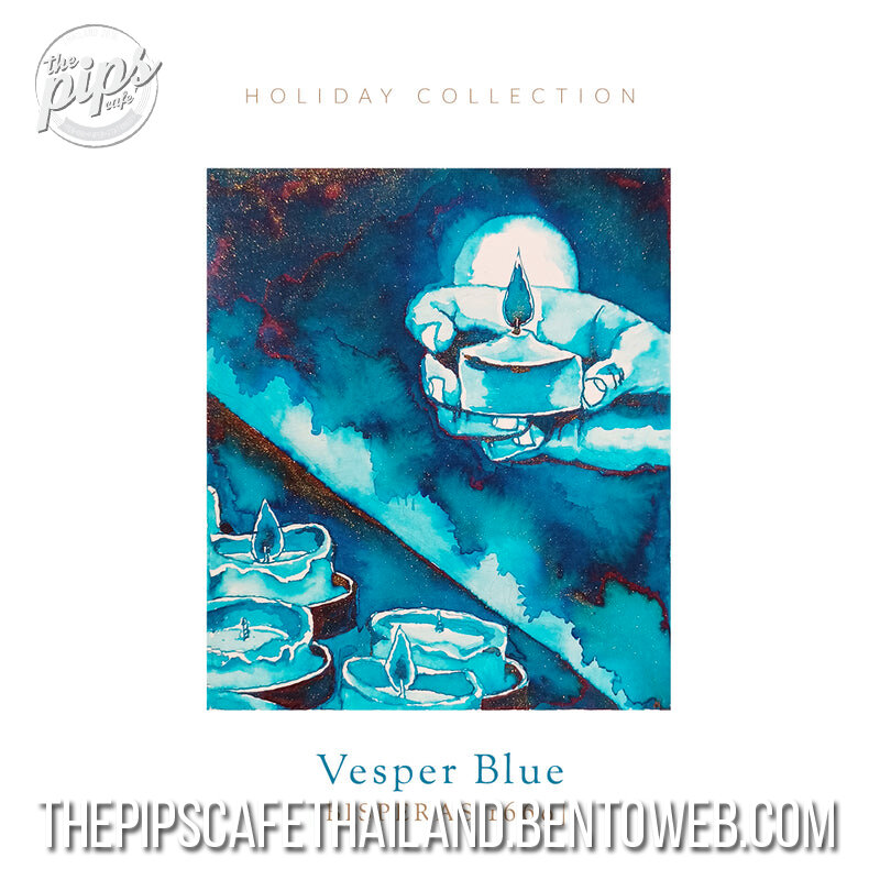 Vinta Ink : Shimmer - Vesper Blue [Bisperas 1669] (30 ml.) - The PIPS Cafe'