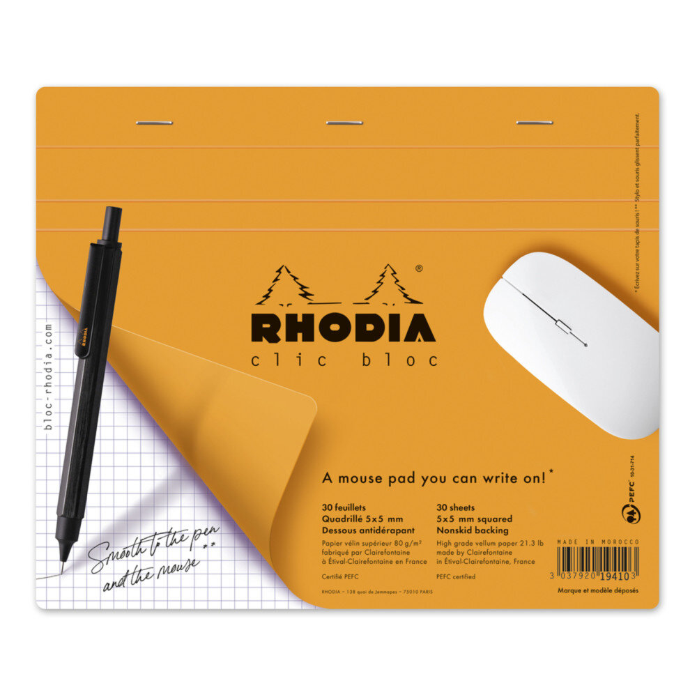 Rhodia Click Mouse Pad Sheet - a mouse pad you can write on! - The PIPS ...