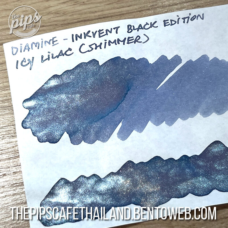 Diamine : Icy Lilac (Shimmer) - Inkvent Black Edition (50ml.) - The ...