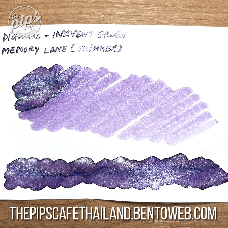 Diamine : Memory Lane (Shimmer) - Inkvent Green Edition (50ml.) - The ...