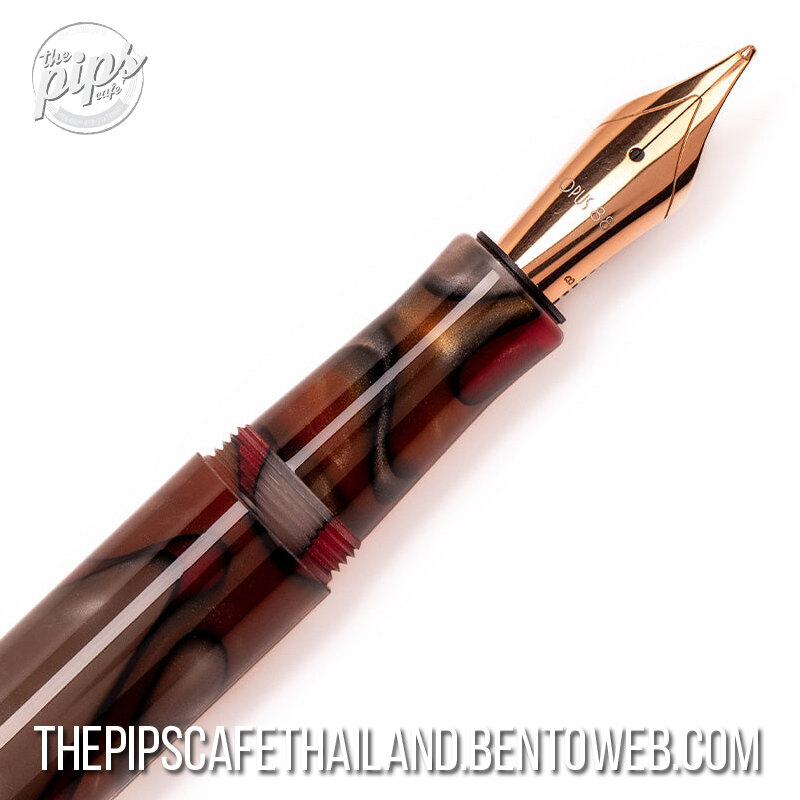 OPUS 88 : Harmony - Red Grey Marble - The PIPS Cafe'