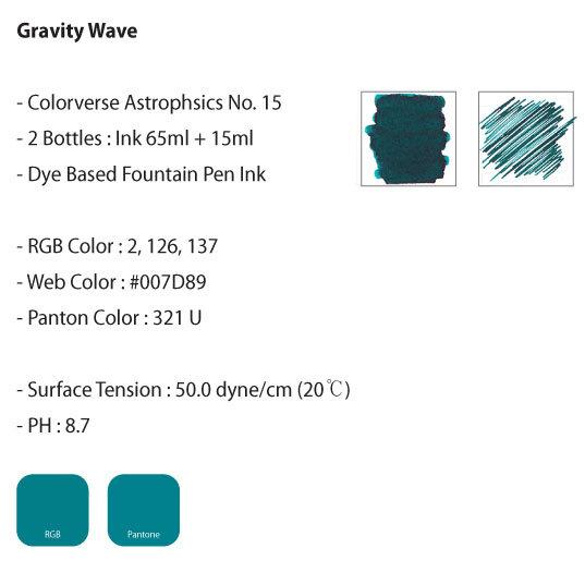 Colorverse Ink : Mini Collection - Gravity Wave (5 ml.) - The PIPS Cafe'