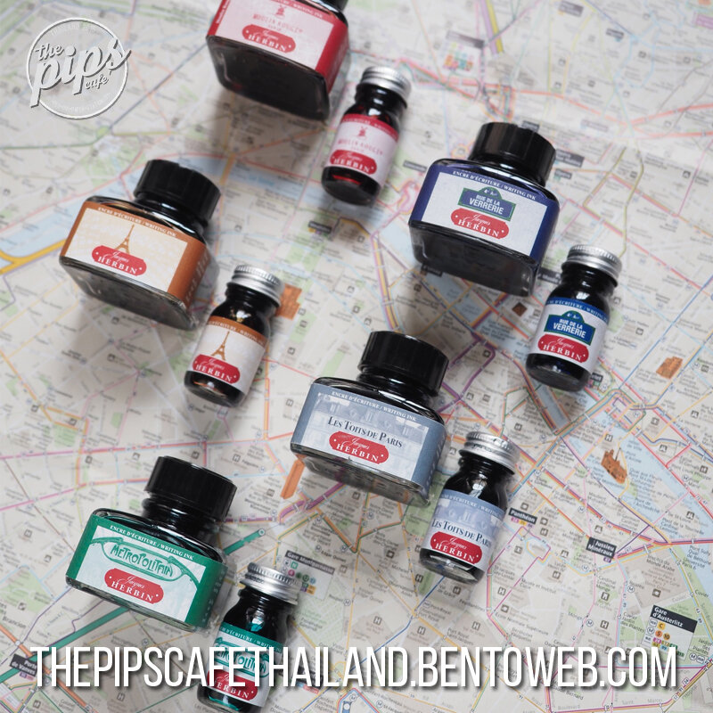 Jacques Herbin : Colors of Paris Ink Set (5 x 10ml.) - The PIPS Cafe'