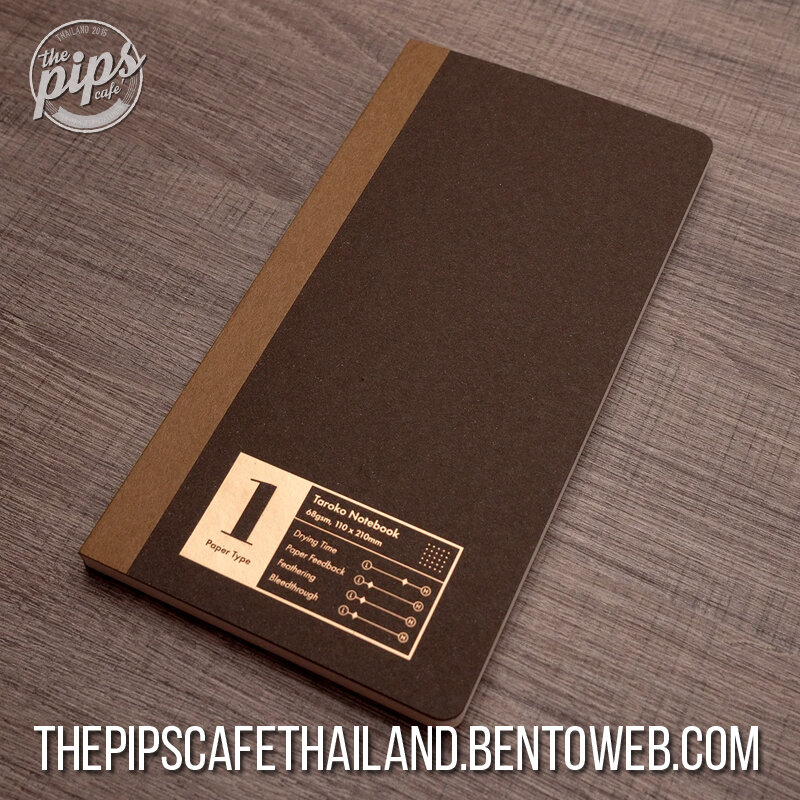 Taroko Design - A5 Slim Notebook White Dot (68gsm.) - The PIPS Cafe'
